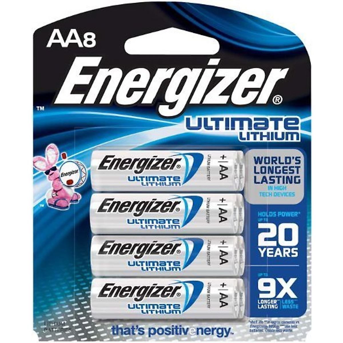 Energizer : e Lithium Batteries, AA, 8 Batteries per Pack -:- Sold as 2 Packs of - 8 - / - Total of 16 Each