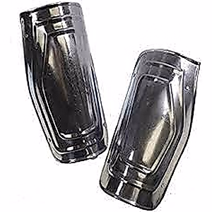 ARTIZANSTORE Medieval Mens Steel Costume Arm Guards One Size Fits Most Silver