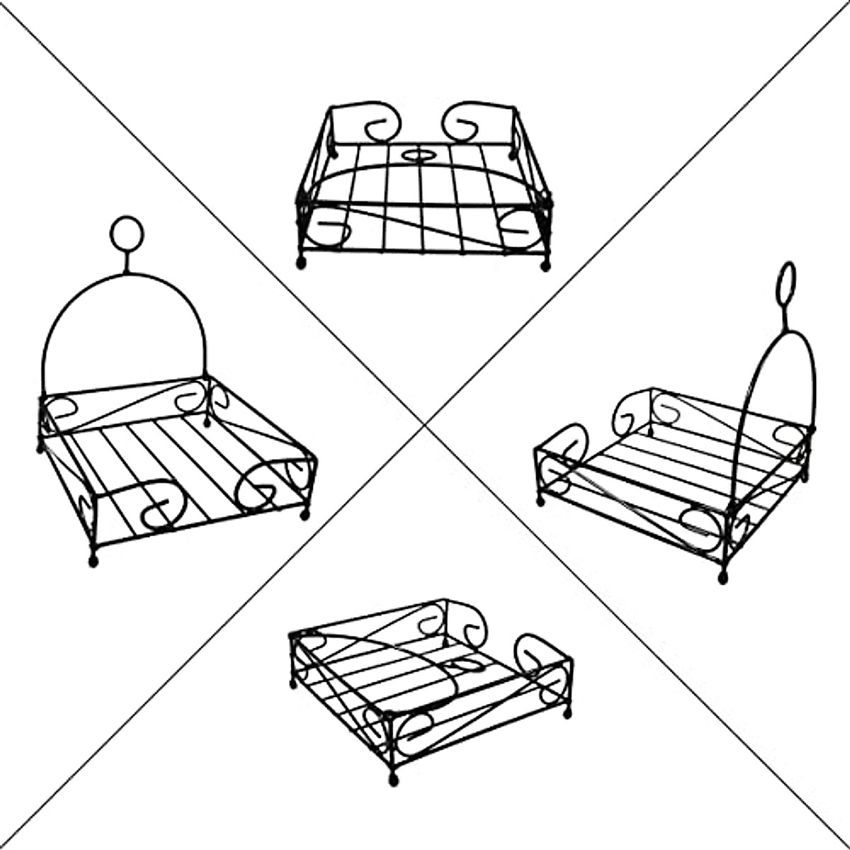 PSW - Kitchen Accessories Napkin Holder Metal Square Luncheon Home Flat 7" - Black Product SKU: SZ-6022