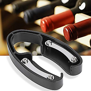 Easy Wine Bottle Opener Blade Foil Paper Cutter for Wine Bottles Tin Wrapper Opener ((Black))
