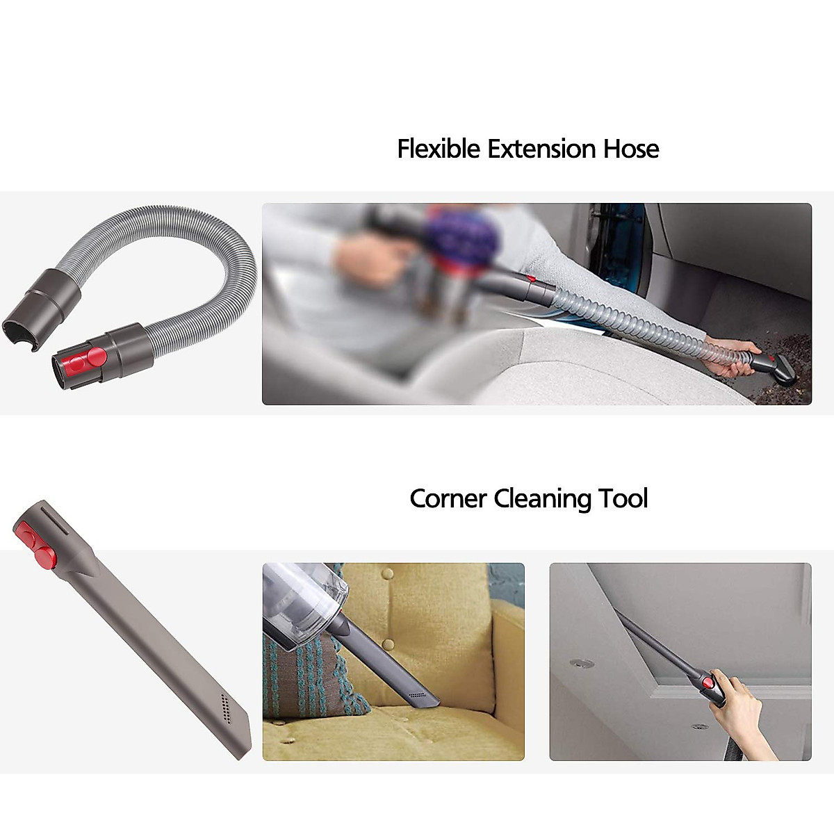 Attachment Kit for Dyson Gen 5 Gen5 V15 V12 V8 V11 V10 V7 Absolute Detect Cordless Stick Animal Outsize Cyclones Vacuum Cleaner Accessories Bundle Replacement Brush Tools