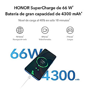 Honor 50 Lite Dual 128GB 8GB RAM GSM Factory Unlocked (GSM Only | No CDMA - not Compatible with Verizon/Sprint) - Midnight Black