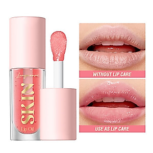 LANGMANNI 6 Matte Lipstick with 6 Lipliners Cosmetics Makeup Gift for Girls(12PCS)+Moisturizing Lip Oil(Strawberry+Coco)