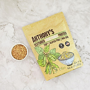 Anthony's Textured Vegetable Protein, TVP, 1.5 lb, Gluten Free, Vegan, Made in USA, Unflavored