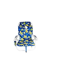 Tommy Bahama Backpack Cooler Beach Chairs - Blue Pineapple
