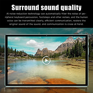 10.1 Inch 2 in 1 Tablet, 8GB RAM 256GB ROM, 5G WiFi, FHD Tablet with Keyboard, Supports 4G Network, Green (US Plug)