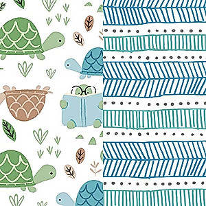 The Honest Company Clean Conscious Diapers | Plant-Based, Sustainable | Turtle Time + Dots & Dashes | Super Club Box, Size 2 (12-18 lbs), 152 Count