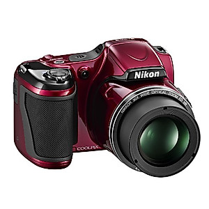 Nikon COOLPIX L820 16 MP CMOS Digital Camera with 30x Zoom Lens and Full HD 1080p Video (Red) (OLD MODEL)