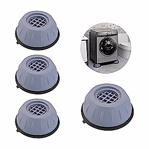 WishLotus Washing Machine Pad 4PCS, Antivibration Rubber Feet Non-Slip Shockproof Pad for Washing Machine & Dryer, Dish Washing Machine, Refrigerator, Tables, Chairs, Couches (10cm)