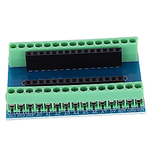 Fafeicy 1Pc IO Expansion Board, Terminal Adapter, V3.0 Compatible, USB, For Nano Controller, Personal Computer, Laptop