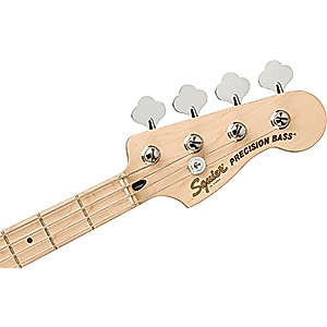 Fender Squier Affinity Series Precision Bass, Olympic White, Maple Fingerboard