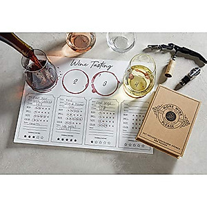 Santa Barbara Design Studio Gift Set Drinking Essentials SIPS Drinkware Kraft Cardboard Book Gift Box, 2-Pieces, More Wine