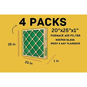 AA Flanders 20x25x1 (4 pack)
