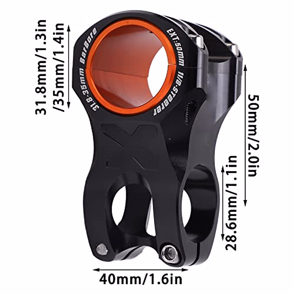 Jiawu Short Handlebar Stem, Anode Sandblasting CNC Machining Stem for Road Bike