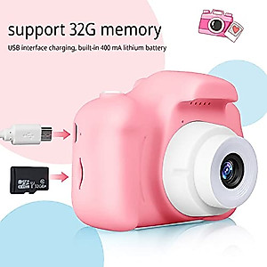 DERCLIVE Camera Children Digital Camera Portable Video Recorder Toy for Girls Boys Gift