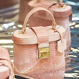 Designer Bucket Hangbag for Women Chic Stylish Girl Mini Box Crossbody Bag Clutch Purse Casual Fashion Shoulder Bag Simple Tote