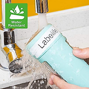 Labelife Compatible 24mm Label Tape Replacement for Brother P Touch 1 Inch Tape TZe-251 TZe TZ Tape 24mm 0.94 Laminated White TZe251 Tape for Brother Ptouch PTD600 PTP710BT PTP750W label maker, 5-Pack