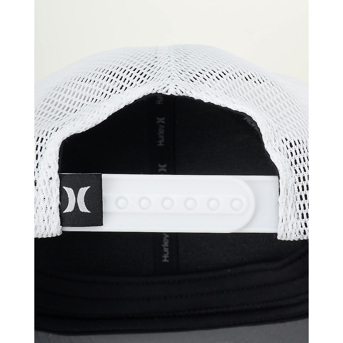 Hurley Men's Caps - H2O-Dri League Baseball Caps for Men with Snapback Closure - Classic Mens Trucker Hats (S-XL), Grey/White