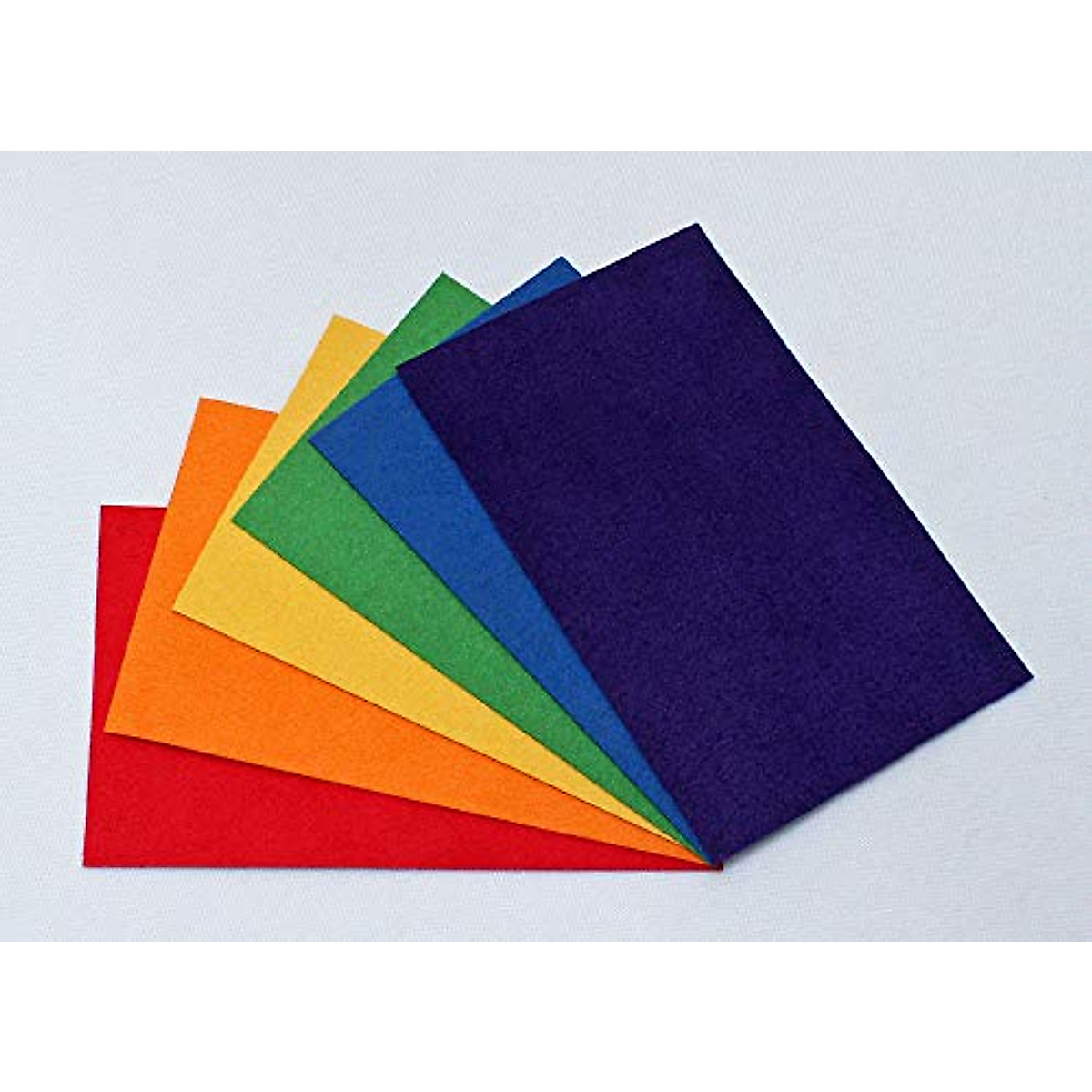 Ultrasuede® ST (Soft) 6 Piece Variety Pack - Assorted 3"x 5" Precuts - Rainbow Brights (U008.06)