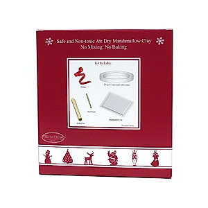 Child to Cherish Baby Handprint or Footprint First Christmas Ornament Kit