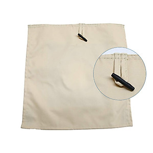 UNISTRENGH 3 Inch Fire-Resistant Stove Jack Hole Accessory with Flap Covered for 4 Seasons Cotton Canvas Camping Bell Tent