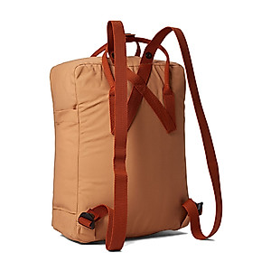 Fjällräven Kånken Backpack for Men, and Women - Lightweight Rugged Vinylon Fabric, Dual Top Handles with Snap Closure, and Classy Look Peach Sand/Terracotta Brown One Size One Size