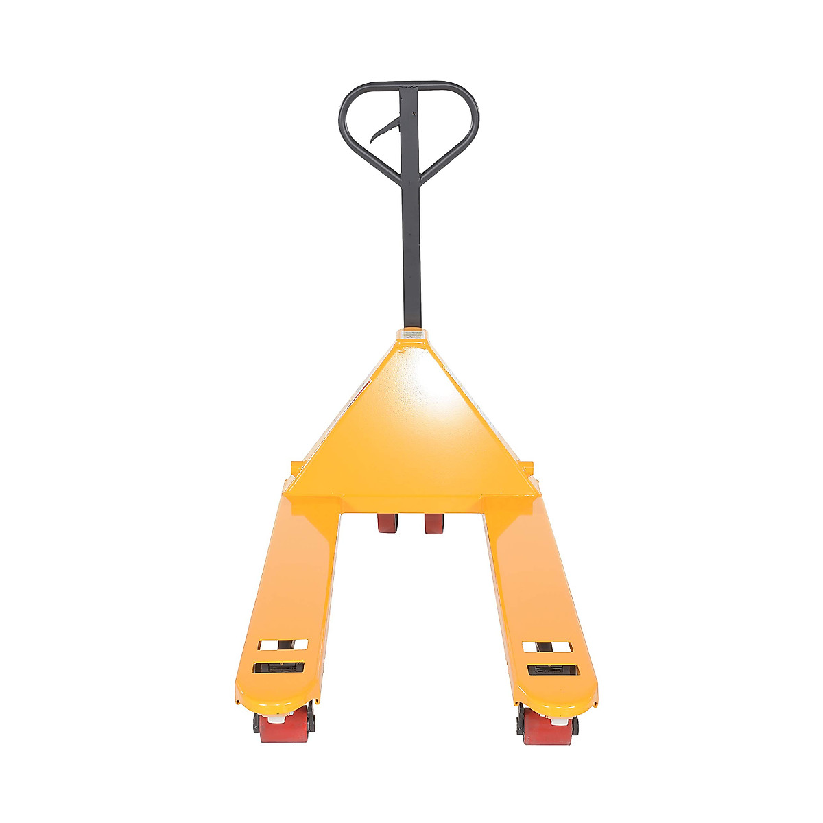 Vestil PM5-2748-Y Yellow Standard Pallet Truck, 5500 lbs Capacity, 48" Length x 27" Width Fork