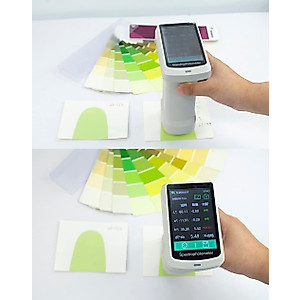 YFYIQI Spectrocolorimeter D/8 SCI Spectrophotometer Color Meter Color Difference Tester Analyzer with Single Aperture Φ11mm Illumination Aperture Repeatability ≤0.04 Accuracy 0.01 Auto Calibration