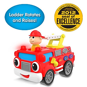 The Learning Journey Early Learning - On The Go Fire Truck - Baby and Toddler Toys & Gifts for Boys & Girls Ages 18 months and Up - Award Winning Toy