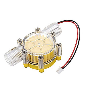wonofa Water Flow Generator Turbine Generator Hydroelectric Micro Hydro Generator 1/2 Inch Portable Water Charger 10W 12V