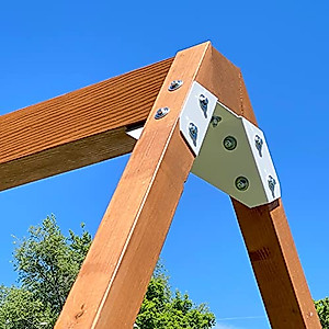 ECLIPSE SWING Set Bracket - Any Size Lumber - Righteously Solid - ONE Bracket (Wonderful White)