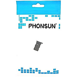 PHONSUN Replacement Single SIM Card Tray for Samsung Galaxy S21 5G G991U / S21 Plus 5G G996U / S21 Ultra 5G G998U (Phantom Black)