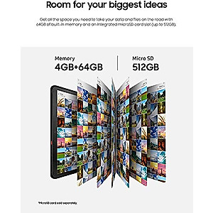 Samsung Galaxy Tab Active PRO 10.1" | 64GB LTE & WiFi Water-Resistant Rugged Tablet, SM-T545 Factory Unlocked International Version (GSM Only not CDMA)