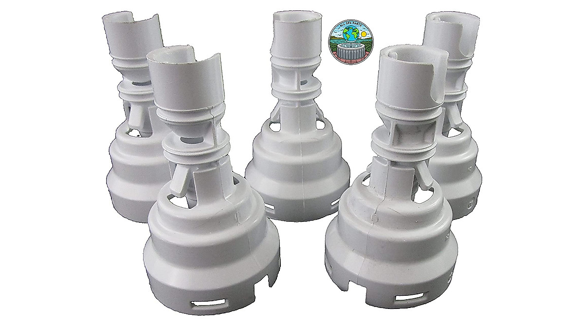 Hot Tub Jet Diffuser Kit 5 Pack | Compatible with Waterway Poly Storm Jets
