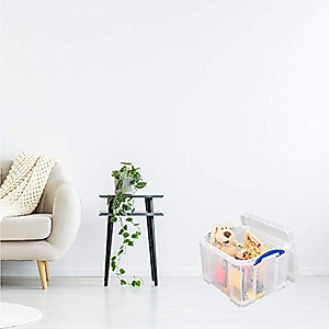 Really Useful Storage Box 35 Litre Clear in Card Ref 35CCB