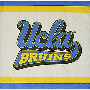 Mayflower Distributing Company 24 Count UCLA Beverage Napkin, Multicolor