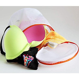 Delicate Set of Larger 3 Laundry Bra Washing Bags, Premium Quality: Lingerie Bags for Laundry,Bra, Hosiery, Stocking, Underwear & Lingerie and for More Washing Bag Set