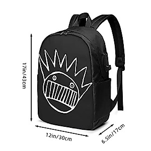 BITELF Ween Boognish Laptop Backpack with USB Charging Port College School Computer Bag Travel Daypack