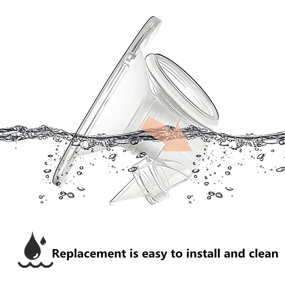 NAGRAN Duckbill Valves & Silicone Diaphragm for S9/S10/S12,Wearable Breast Pump Universal Duckbill Valve and Silicone Diaphragm Accessories (4 Piece Set)