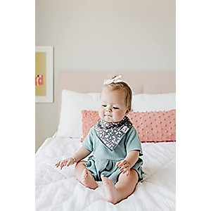 Copper Pearl Baby Bandana Drool Bibs for Drooling and Teething 4 Pack Gift Set “Zella