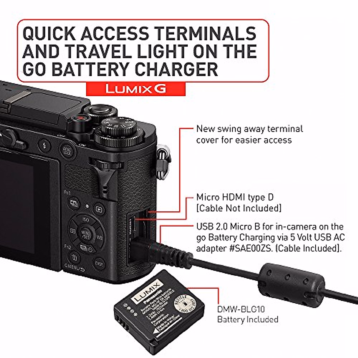 Panasonic LUMIX GX9 4K Mirrorless ILC Camera Body with 12-60mm F3.5-5.6 Power O.I.S. Lens, DC-GX9MK (USA Black)