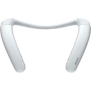 Sony SRS-NB10 Wireless Neckband Speaker Waterproof IPX4, Hands-Free Calling, Microphone On Off Button, Multi-Point Connection / 2021 Mode (White)