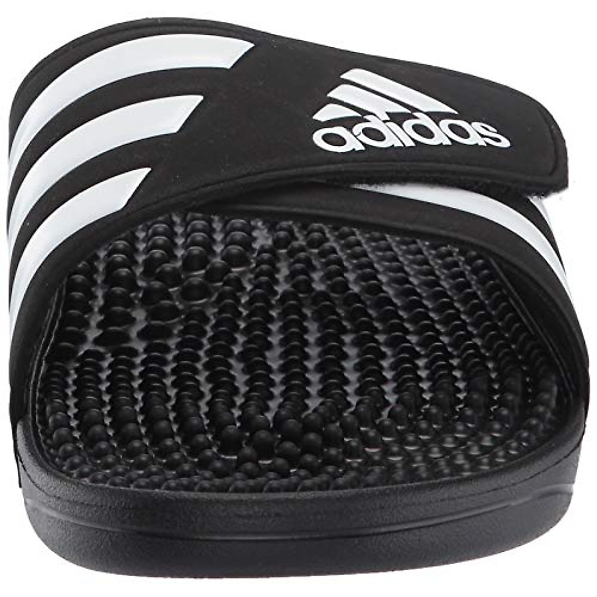 adidas Performance adissage Sandal, black/white/black, 11 M US