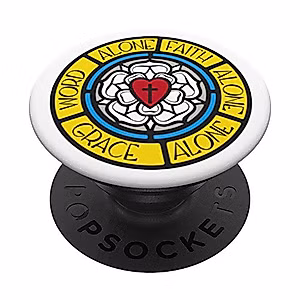 Luther Rose. 3 Solas of the Reformation. Accessory for Phone PopSockets PopGrip: Swappable Grip for Phones & Tablets