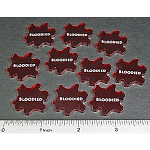 LITKO Bloodied Tokens Compatible with Dungeons & Dragons (10)