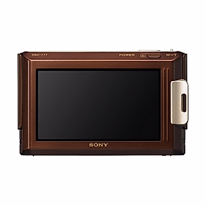 Sony Cybershot DSC-T77 10MP Digital Camera with 4x Optical Zoom with Super Steady Shot Image Stabilization (Brown)
