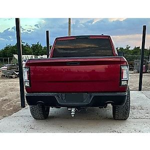 HECASA Rear Tailgate Shell Compatible with 2010-2022 Dodge Ram 1500 2500 3500 Replacement for CH1900129 Truck Tail Gate Primered Steel Black