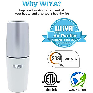 Portable Plug in Air Purifier, Small Room Wall Air Freshens Air, Keep Air Clean for Bedroom, Kitchen, Bathroom, Pet Area, Small Rooms