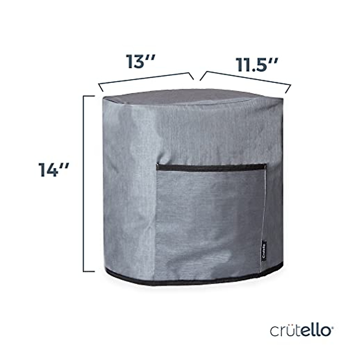 Crutello Air Fryer Cover with Storage Pockets for 4 Quart Fryer - Small Appliance Dust Covers