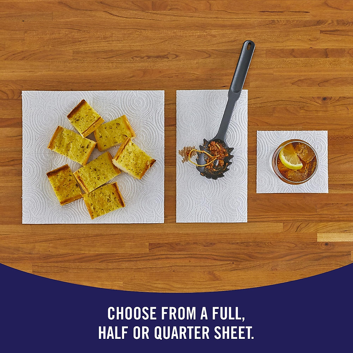 Sparkle® Tear-A-Square® Paper Towels, 2 Double Rolls = 4 Regular Rolls, 2 Count (Pack of 1)